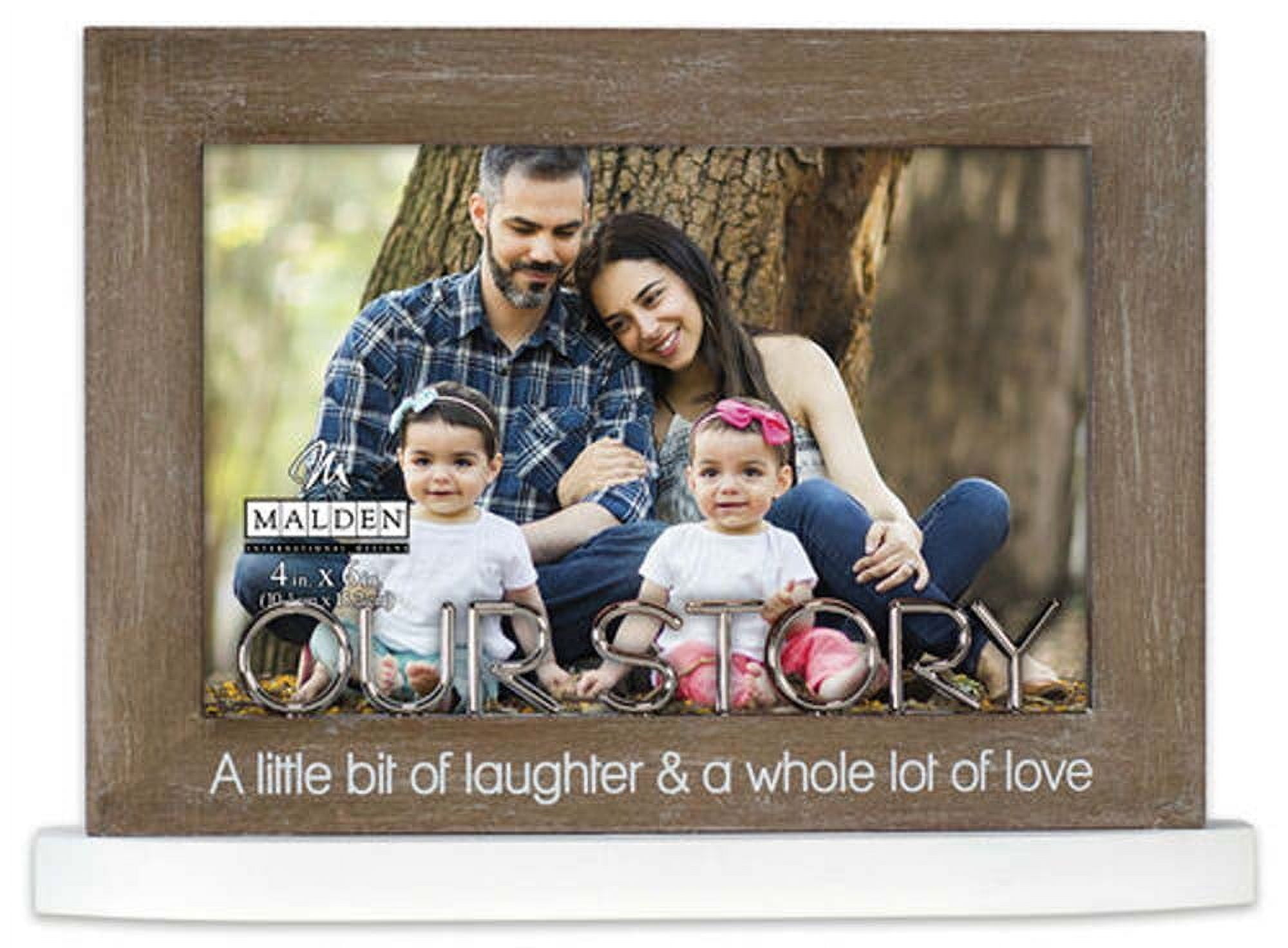 Malden 4x6 Our Story Modern Statement Frame - Walmart.com