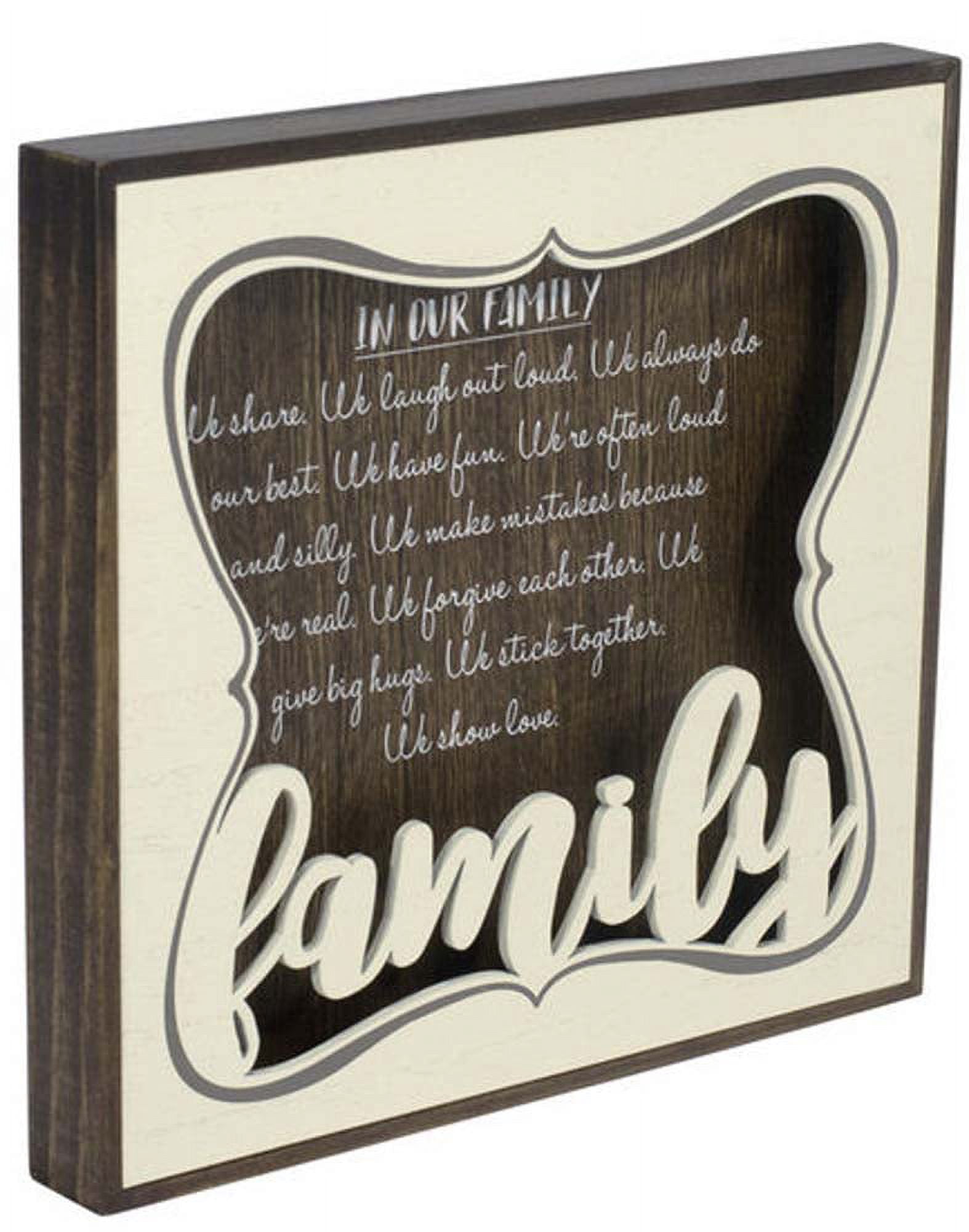 IN OUR FAMILY Box Sign by Malden - Walmart.com