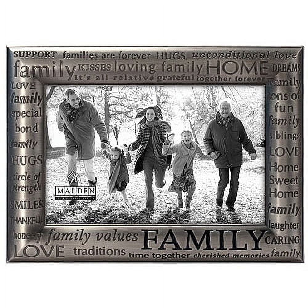 Malden Family Expressions Modern Pewter Frame - 4x6 - Walmart.com