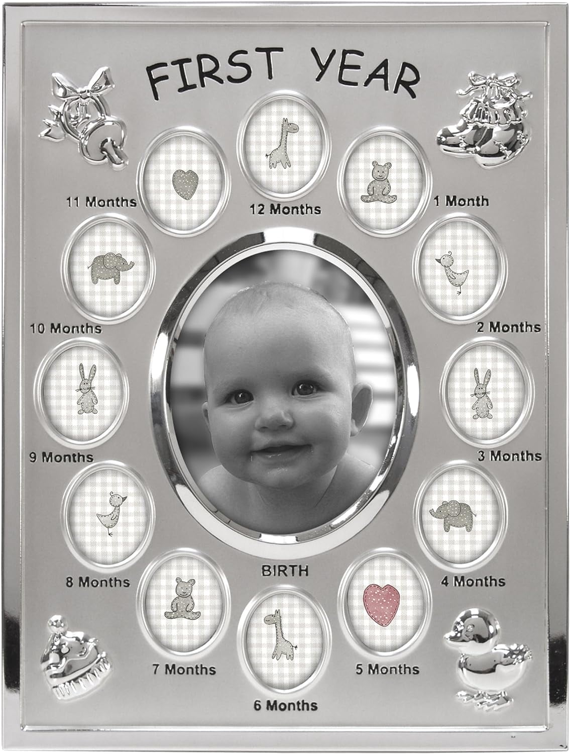 Malden International Designs Baby's First Year Collage Picture Frame ...