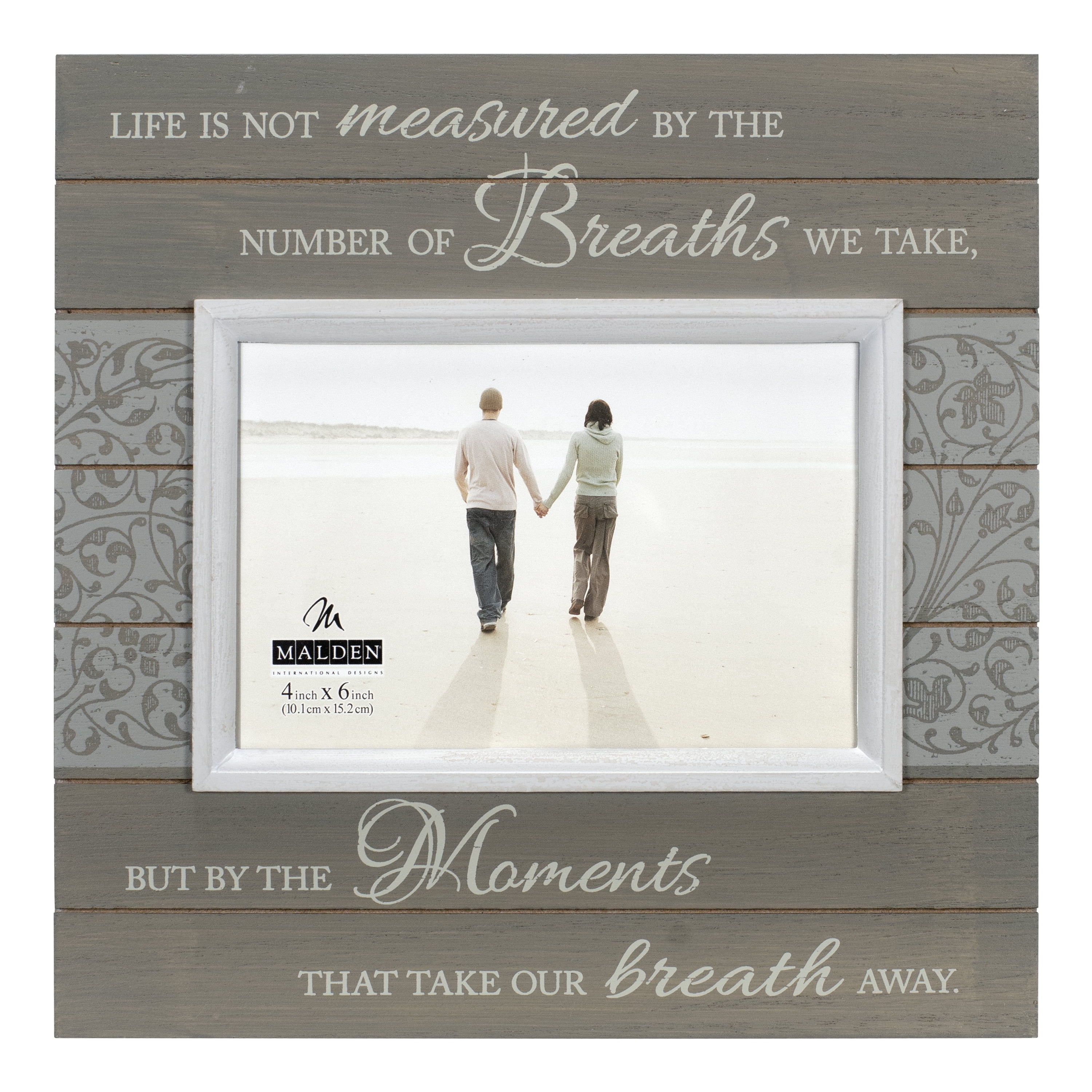 Malden International Designs - Moments Sunwashed Woods, 4x6 Single ...
