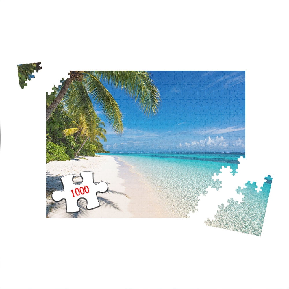 Maldives Island Beach Scene Jigsaw for Adults 29.5x19.7 Inch 1000 ...