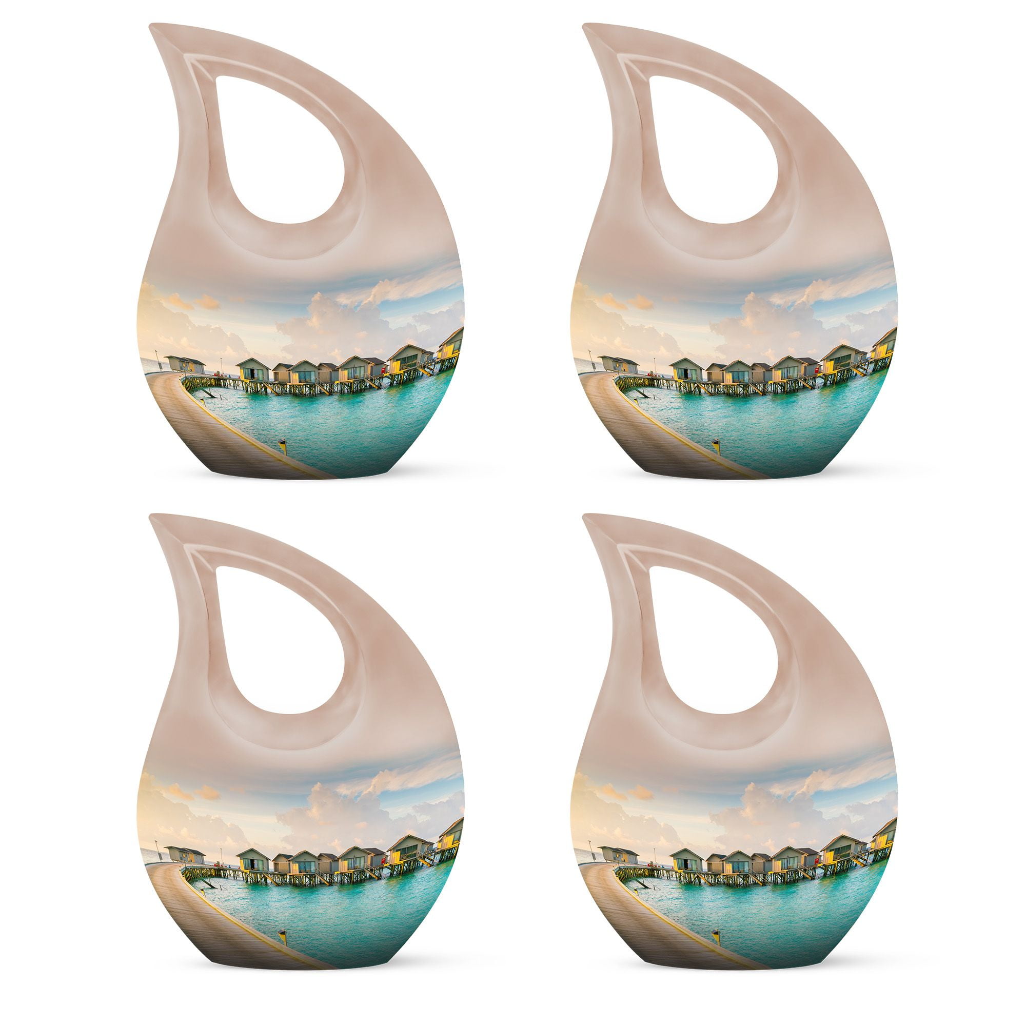 Maldives River Urn - Mini Keepsake Urns For Human Ashes - Urns For ...