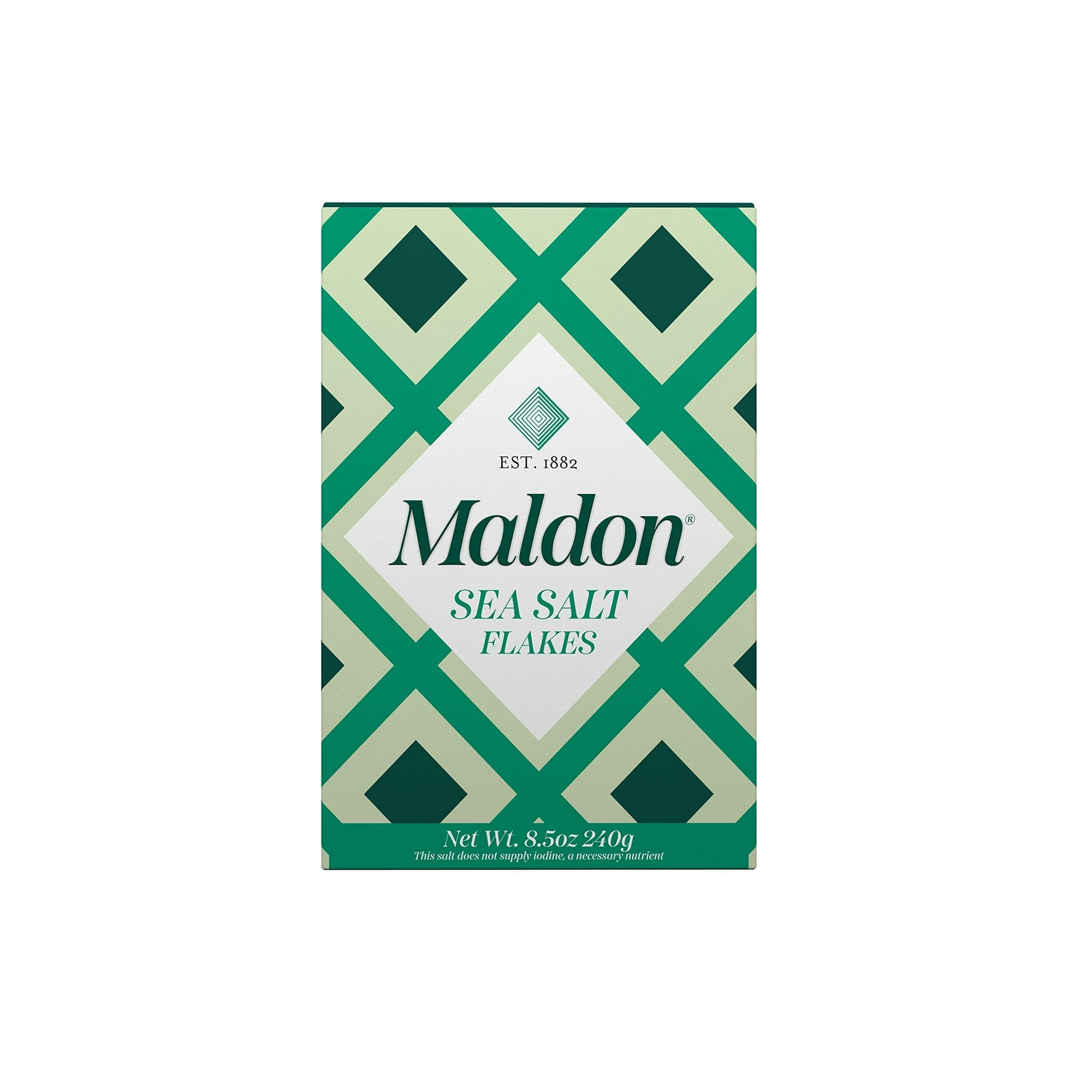 Maldon Sea Salt Flakes, 8.5 oz, Kosher, Handcrafted Pyramid Crystals ...