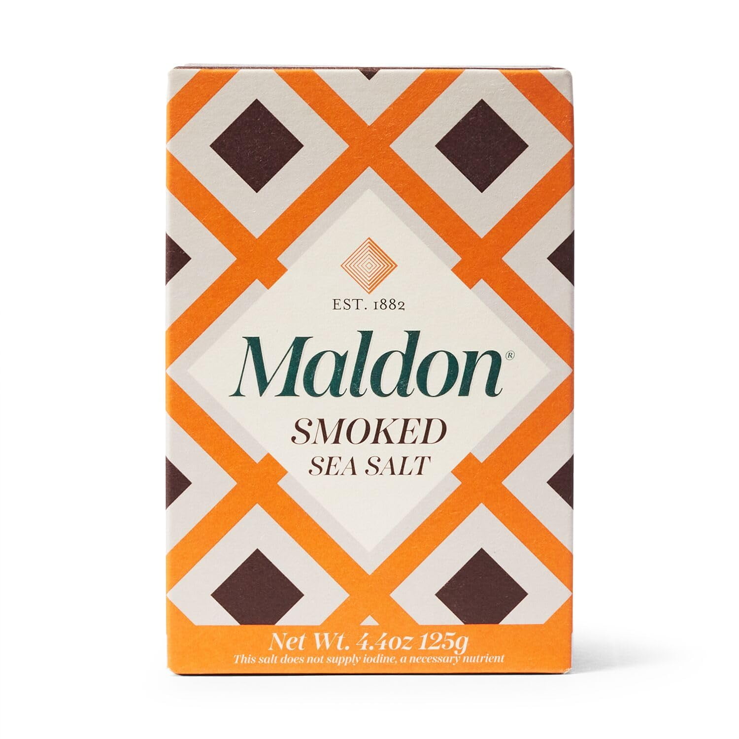 Maldon Salt, Smoked SCH4 Sea Salt Flakes, 4.4 oz (125 g), Kosher ...