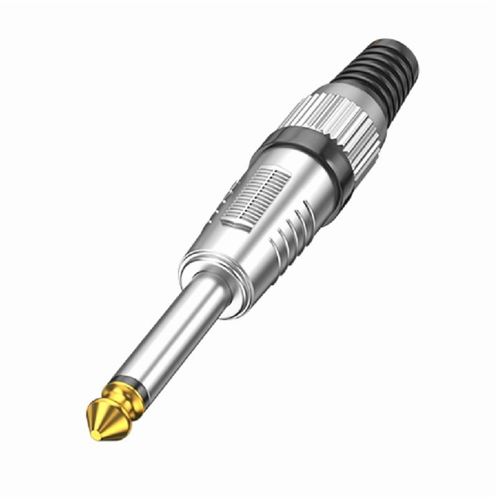 Male Adapter 24K Gold Resistant Contacts Reinforced Threaded - Walmart.com