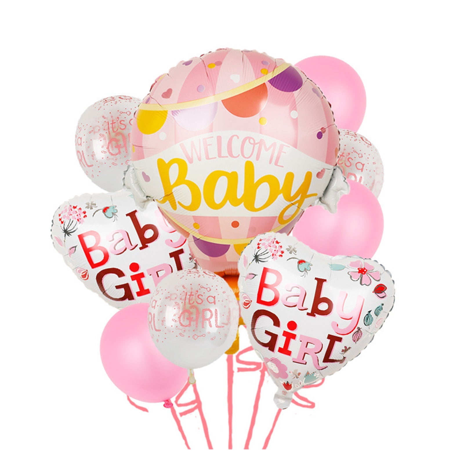 Male And Female Baby Baby Shower Balloon Baby Baptism Hot Air Balloon ...