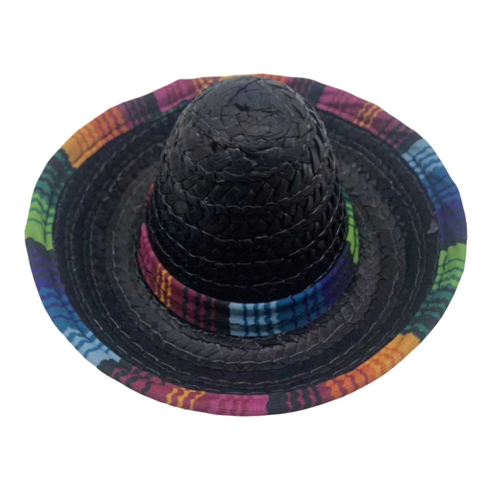 Male And Women Style Mexican Straw Hat Ethnic Style Summer Straw Craft ...