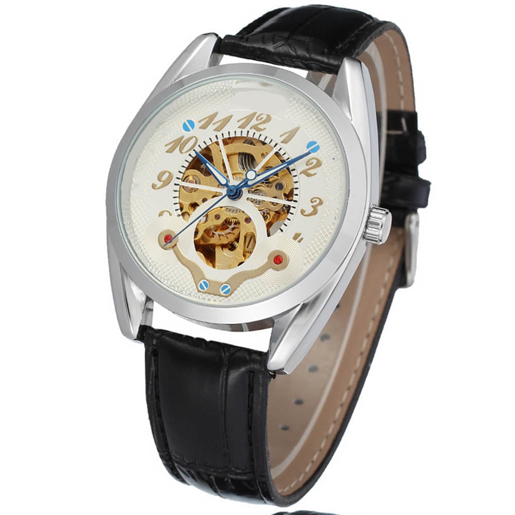 Male Automatic Watch Man Mechanical Watch Full Hollow Waterproof ...