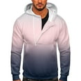 Male Autumn And Winter Leisure Travel Sports Color Slim Fit Hooded