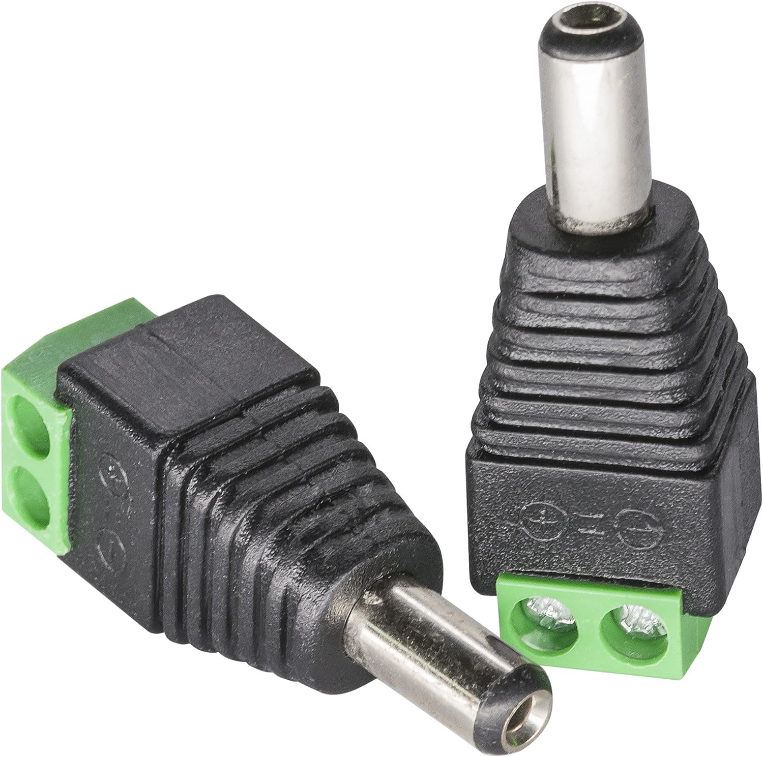 Male Barrel Connector Plug 5.5mm x 2.1mm for CCTV Cameras/Single Color ...