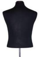 Male Body Form White Jersey Cover Form w/Short Round Stand - Walmart.com