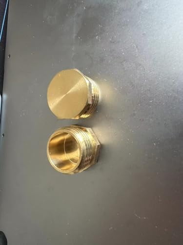 Male Brass Pipe Plug Outer Garden Hose 3/4" GHT Male Threaded End Cap ...