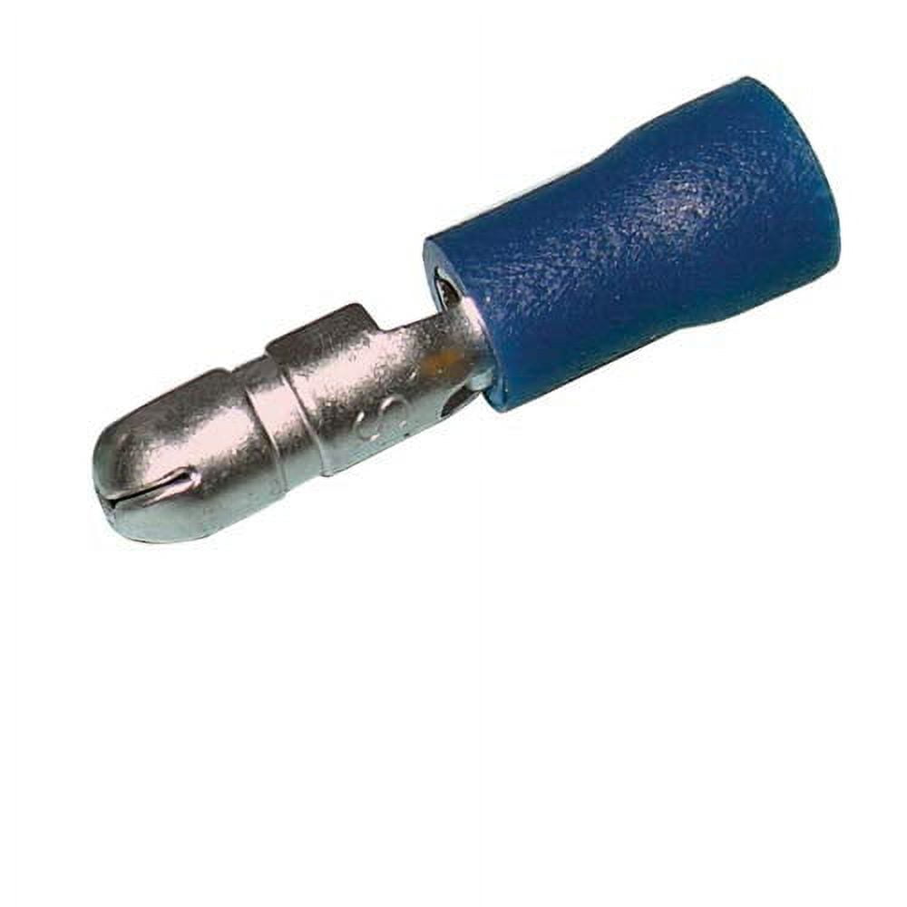 Male Bullet Connectors Vinyl Insulated .156” 16-14 AWG (Blue) - 100PK ...
