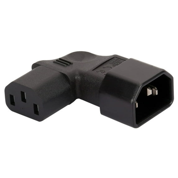 Male C14 to 90 Degree Right Angled IEC320 Female C13/C5/C7 Power ...