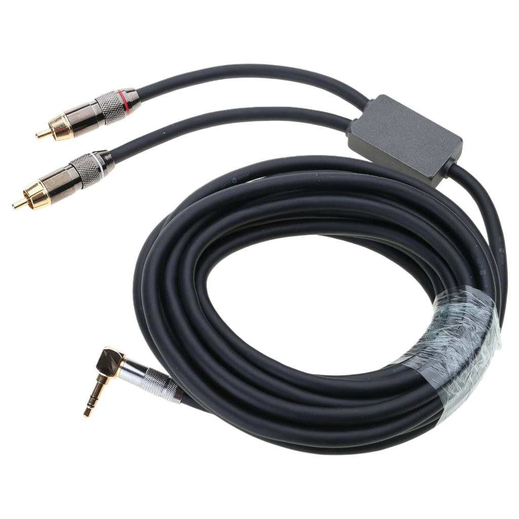 Male Cable 3.5mm to 2 Male Y Splitter Stereo Adapter Line Auxiliary ...