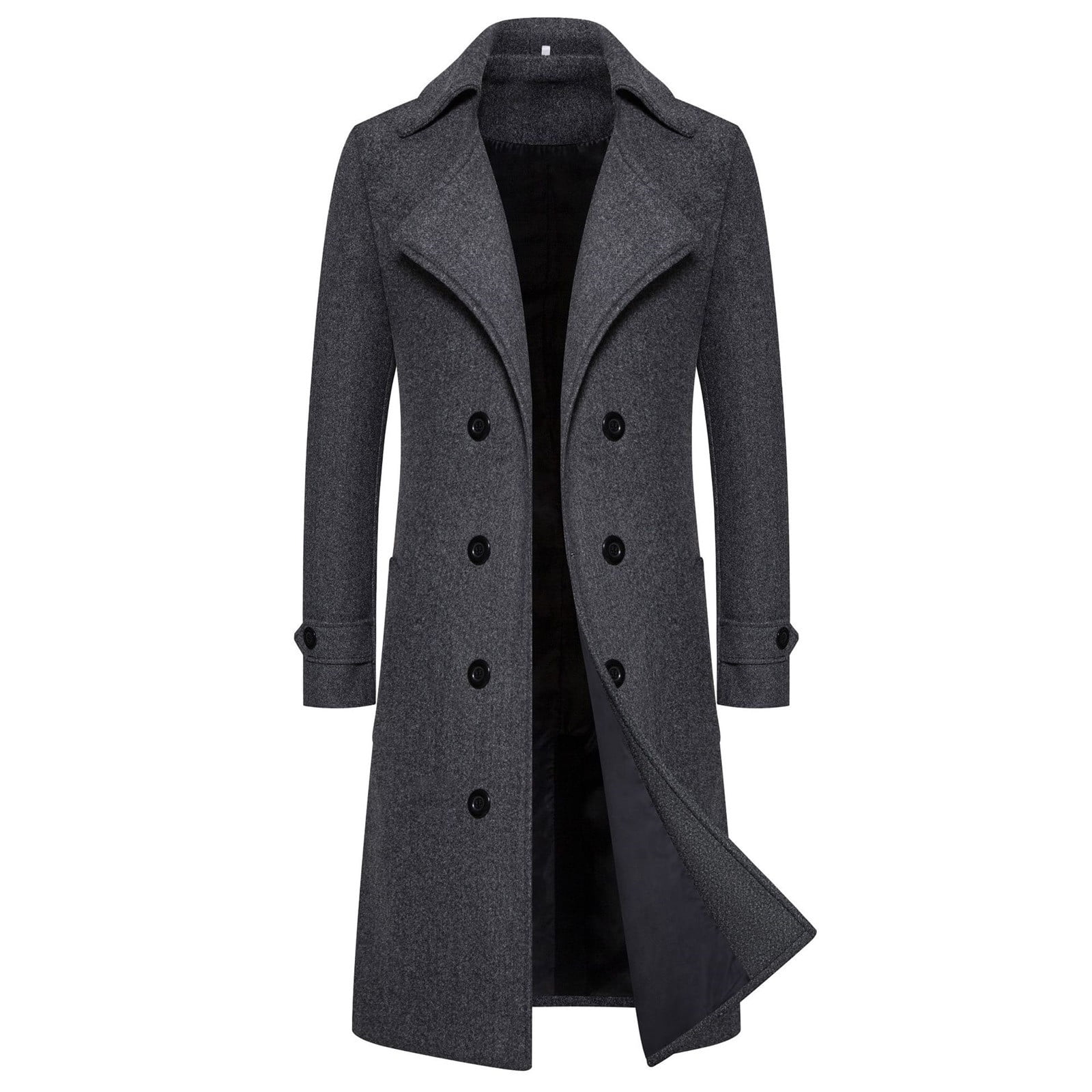 Male Casual Warm Solid Fleece Jacket Stand Collar Long Sleeve Zipper