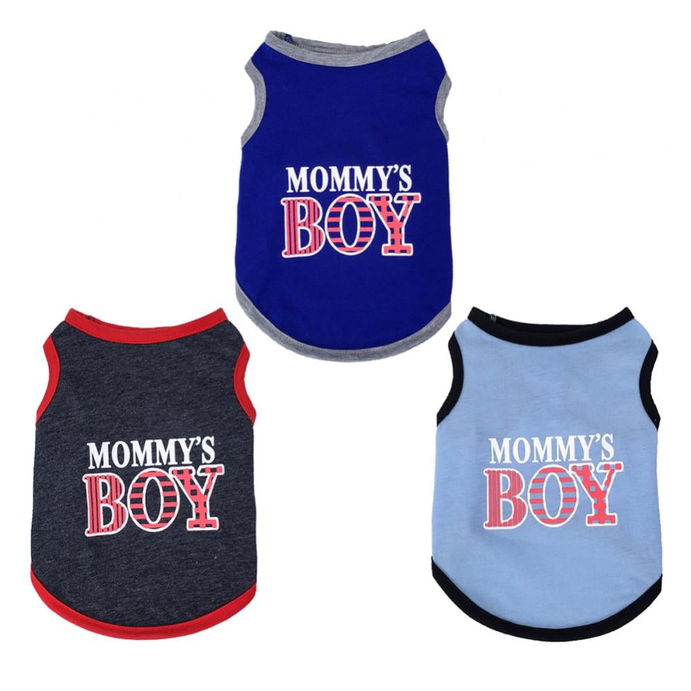 Male Dog Clothes for Small Dog Boy Cat Summer Pet Puppy Shirt for ...