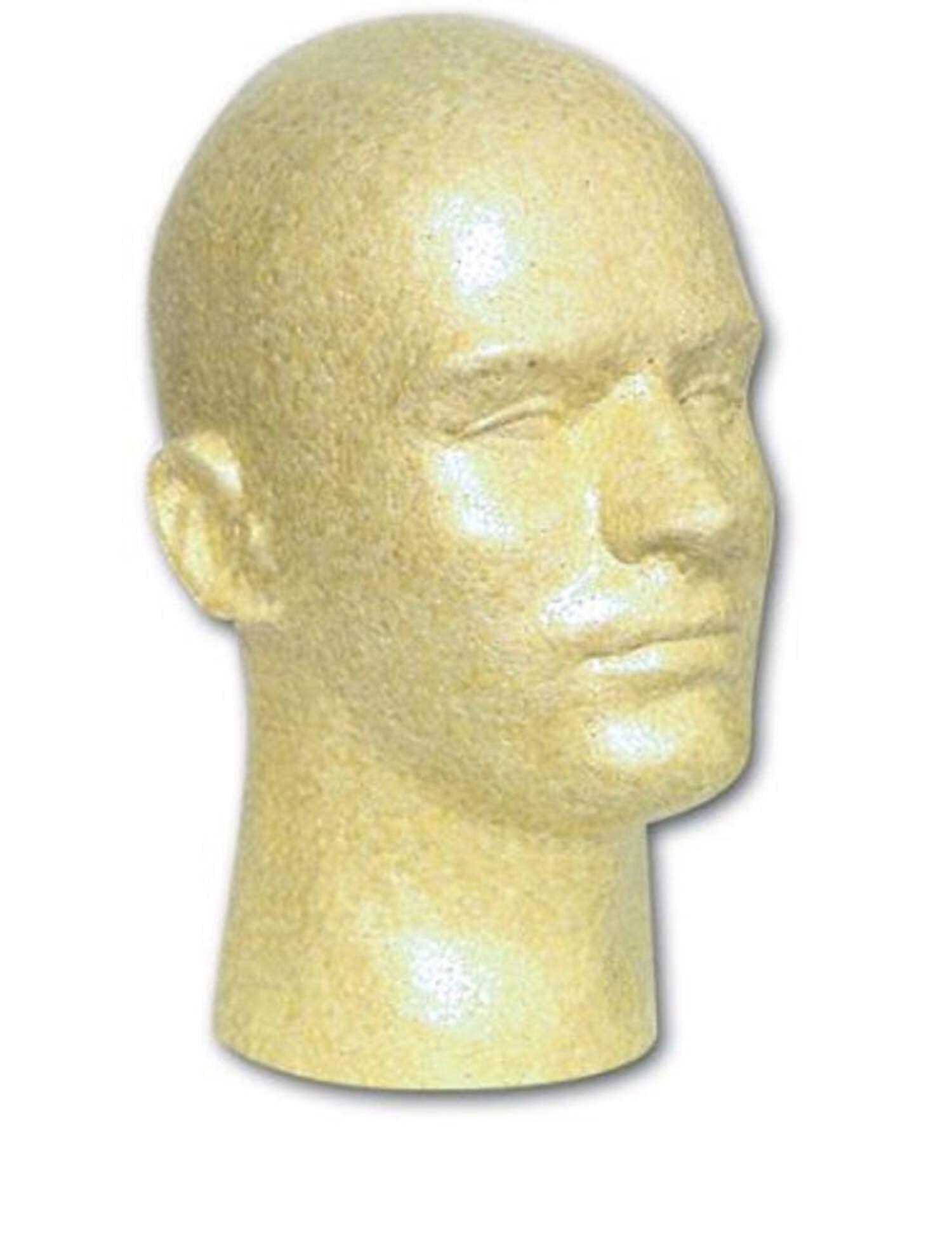 Male Face Styrofoam Mannequin Head - Walmart.com