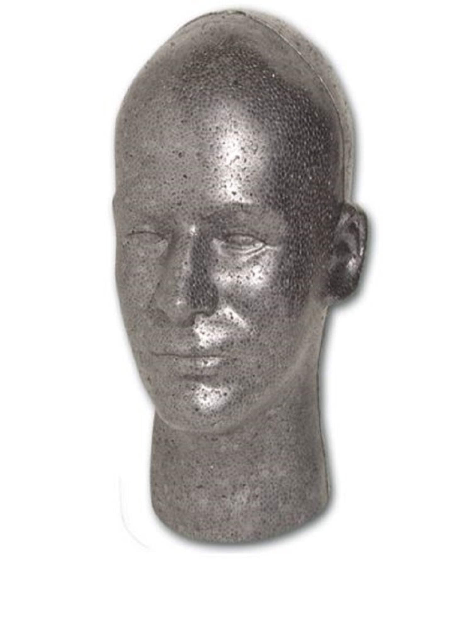 Male Face Styrofoam Mannequin Head - Walmart.com