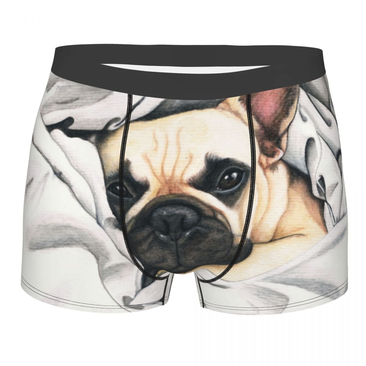 Male Fashion French Bulldog Portraits Pattern Underwear Frenchies Dog ...