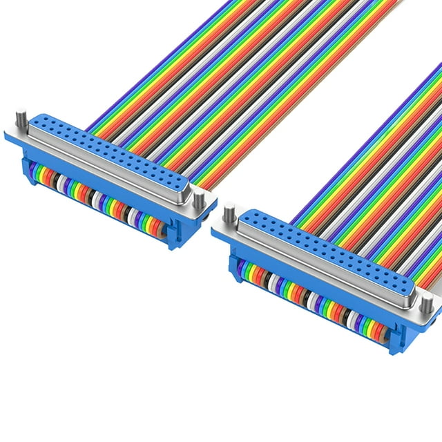 Male/Female Connectors D-Sub 37Pin Cord Wire DB37 Data Cable Line for ...
