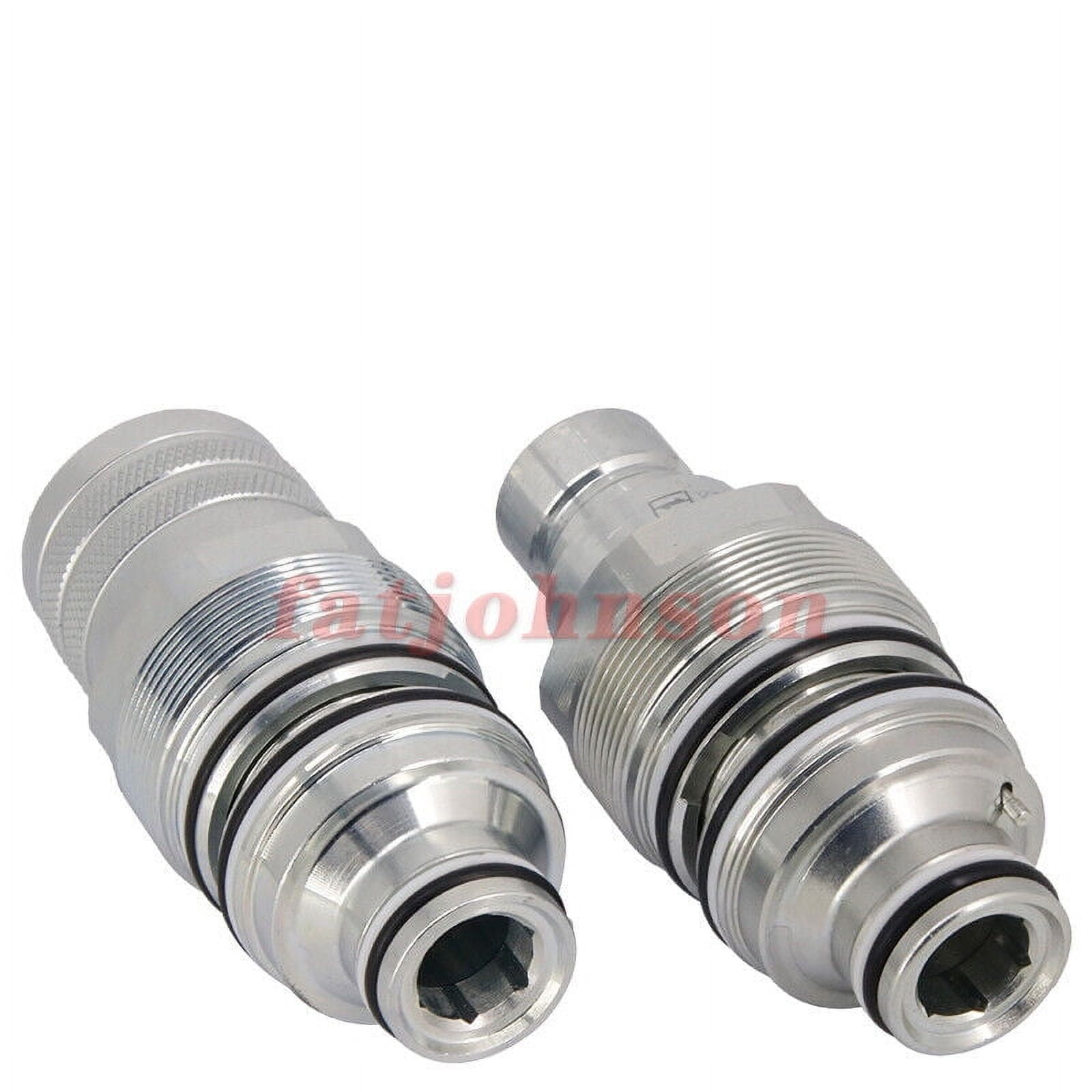 Male&Female Flat Face Coupler Kit 6679837 6680018 For Bobcat T140,T180 ...