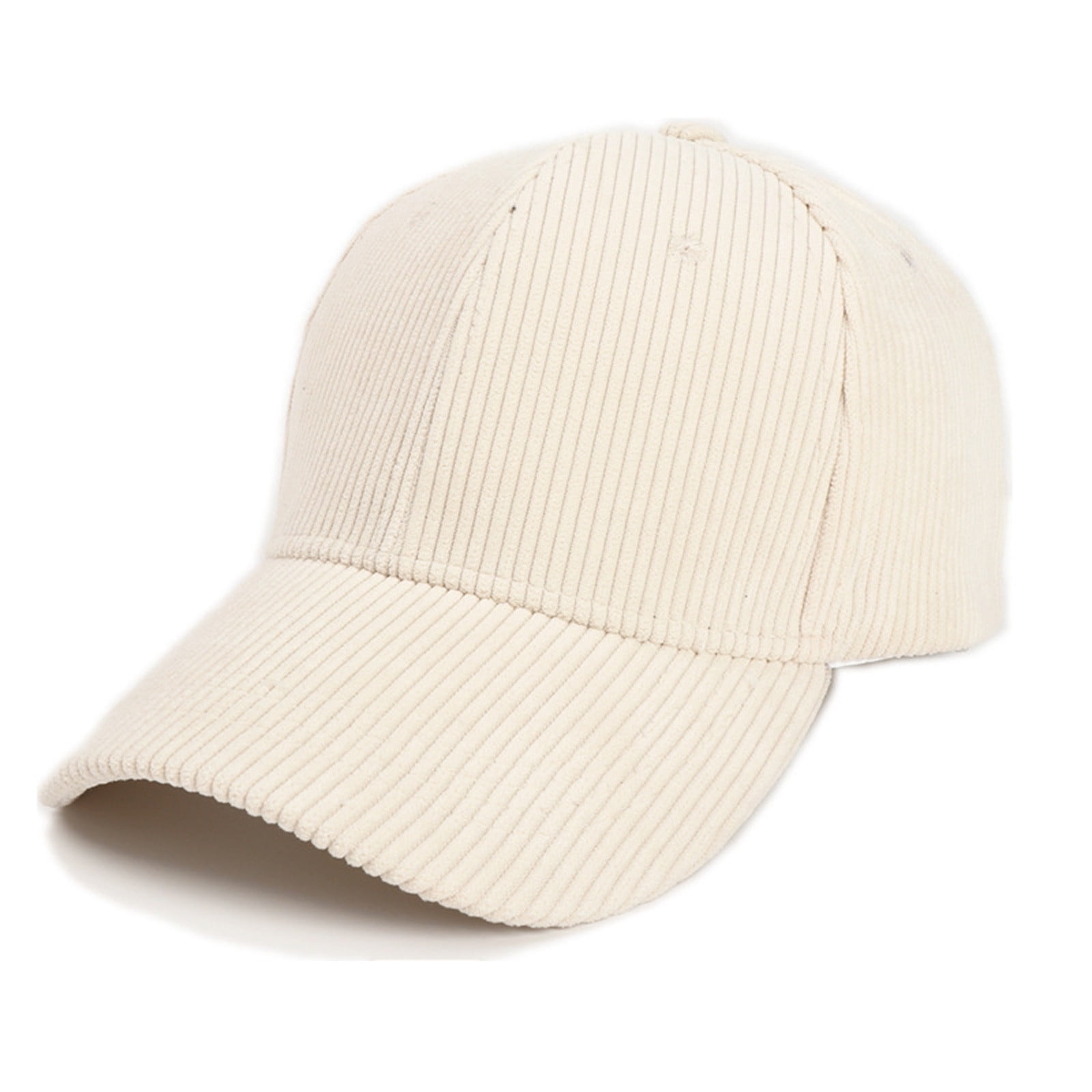 Male Female Neutral Summer Solid Baseball Caps Corduroy Hat Visors Lean ...
