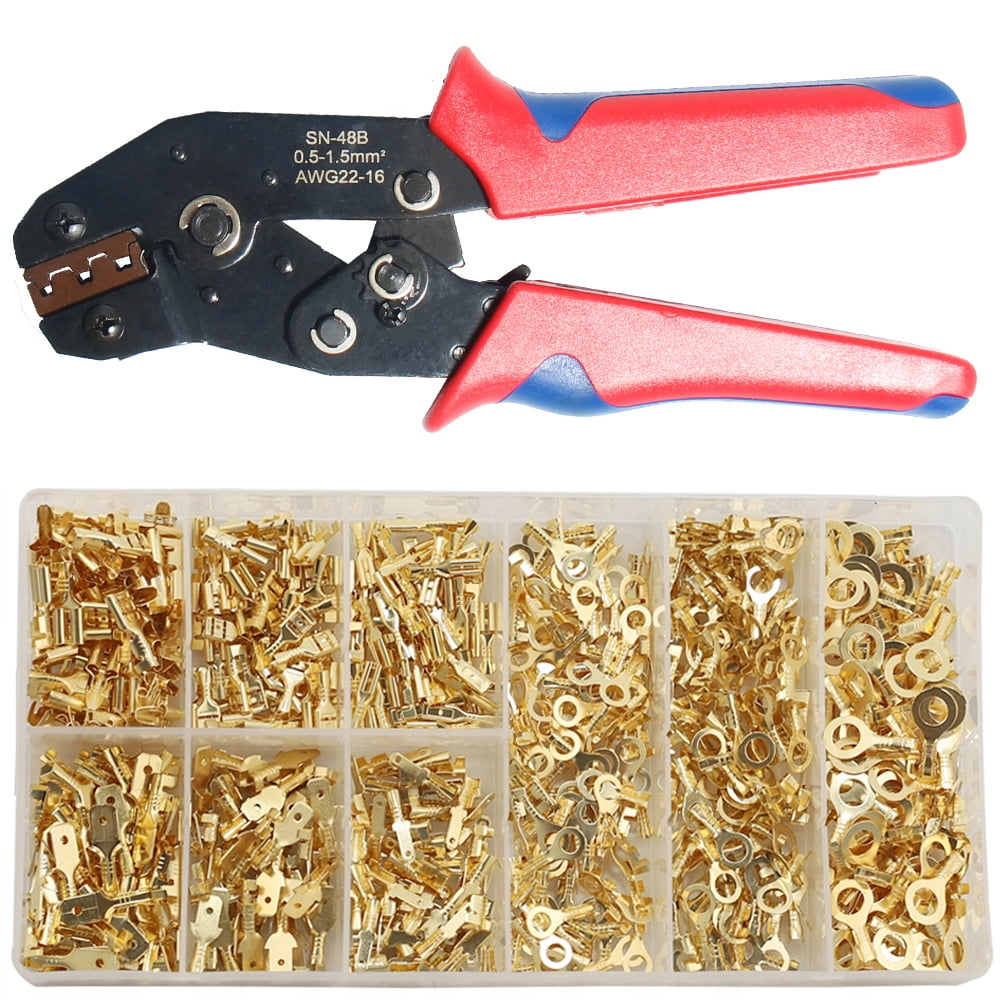 Male Female Wire Connector 2.8/4.8/6.3mm Electrical Crimp Terminals ...