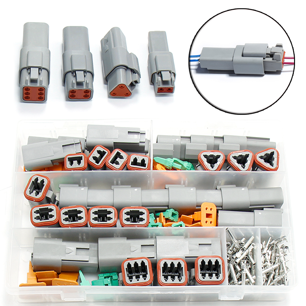 DT Connector Kit Waterproof Automotive Electrical Connectors Plug ...