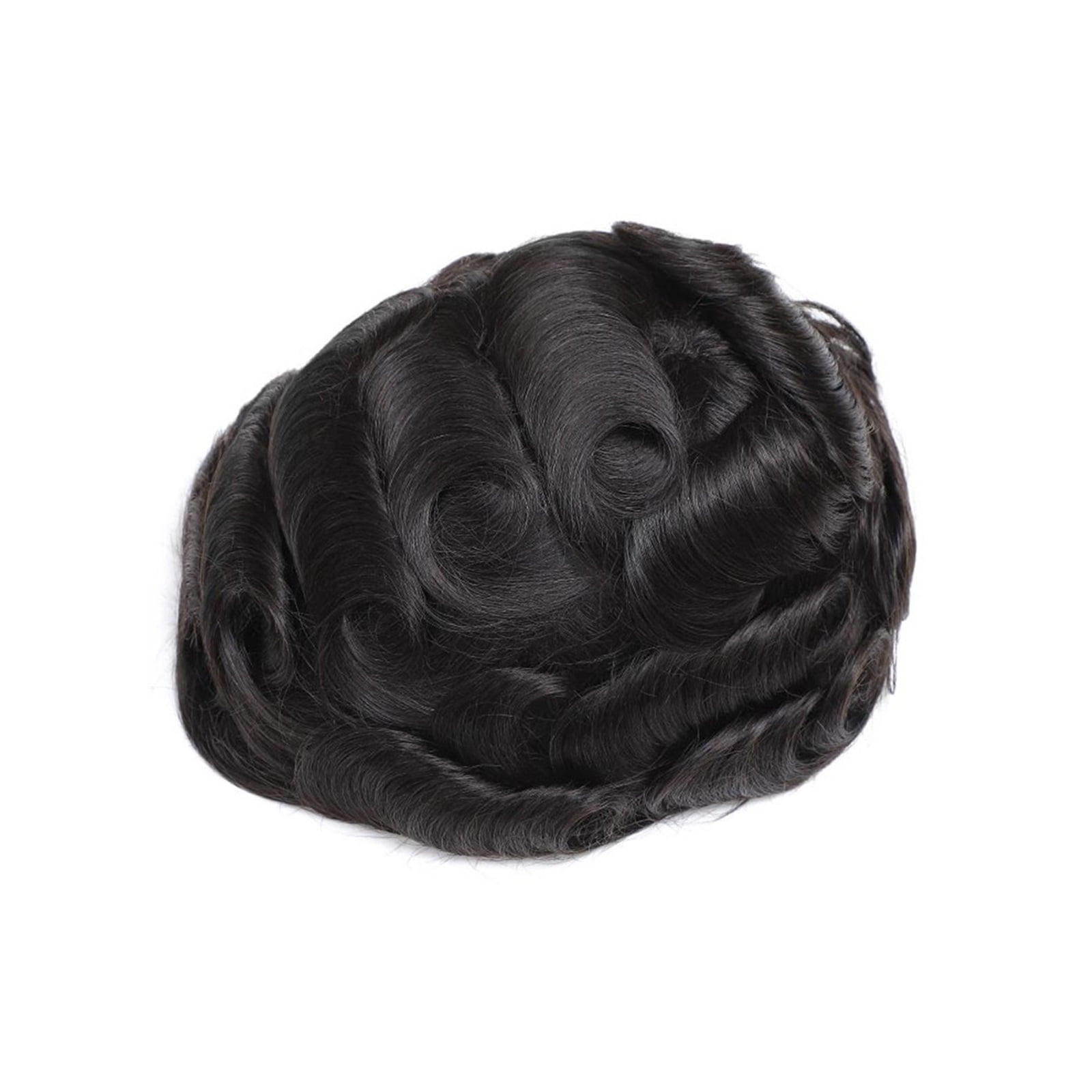 Male Hair Prosthesis Human Hair System Men's Toupee Lace Top Injected ...
