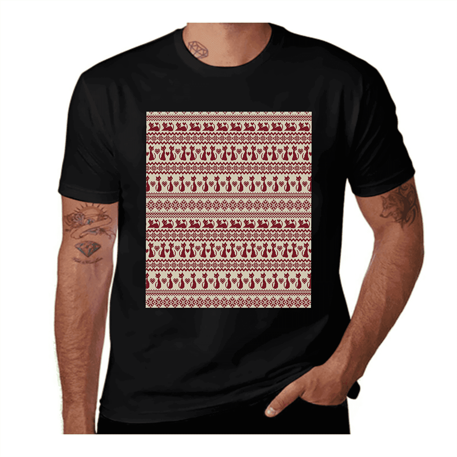 Male Human Body-Human Anatomy-Coral- Casual Streetwea Everyday Tshirt ...