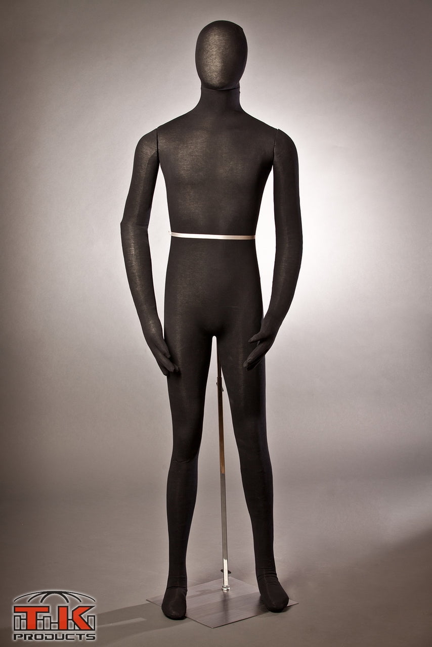 Male Mannequin, Flexible Posable Full-size In Black - Walmart.com