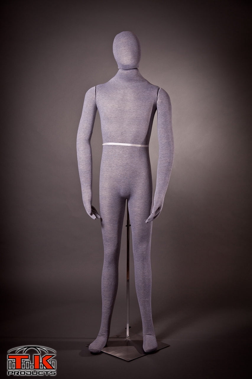 Male Mannequin, Flexible Posable Full-size In Grey - Walmart.com