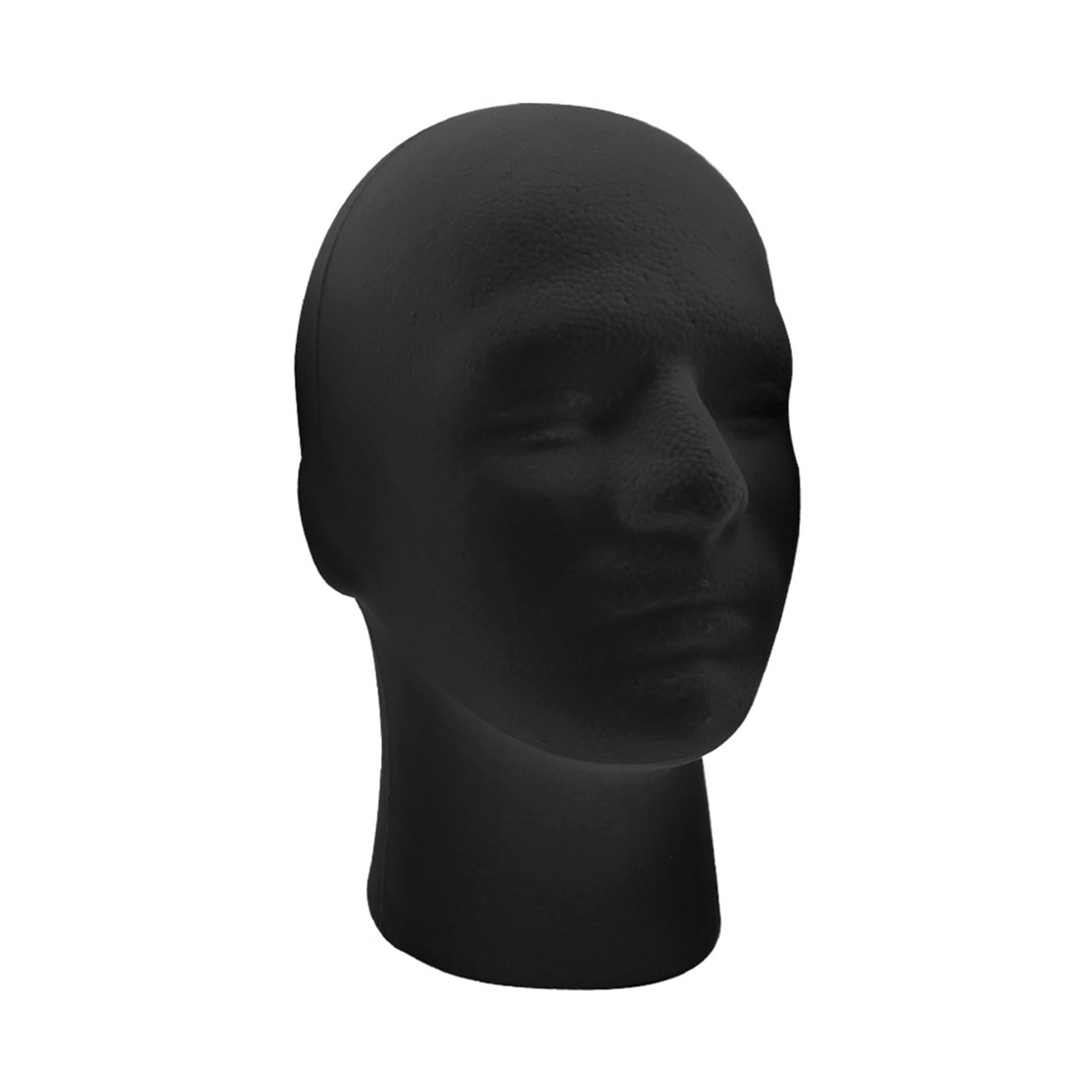 Male Mannequin Head Round Base Male Stand Model Lightweight Easy to ...