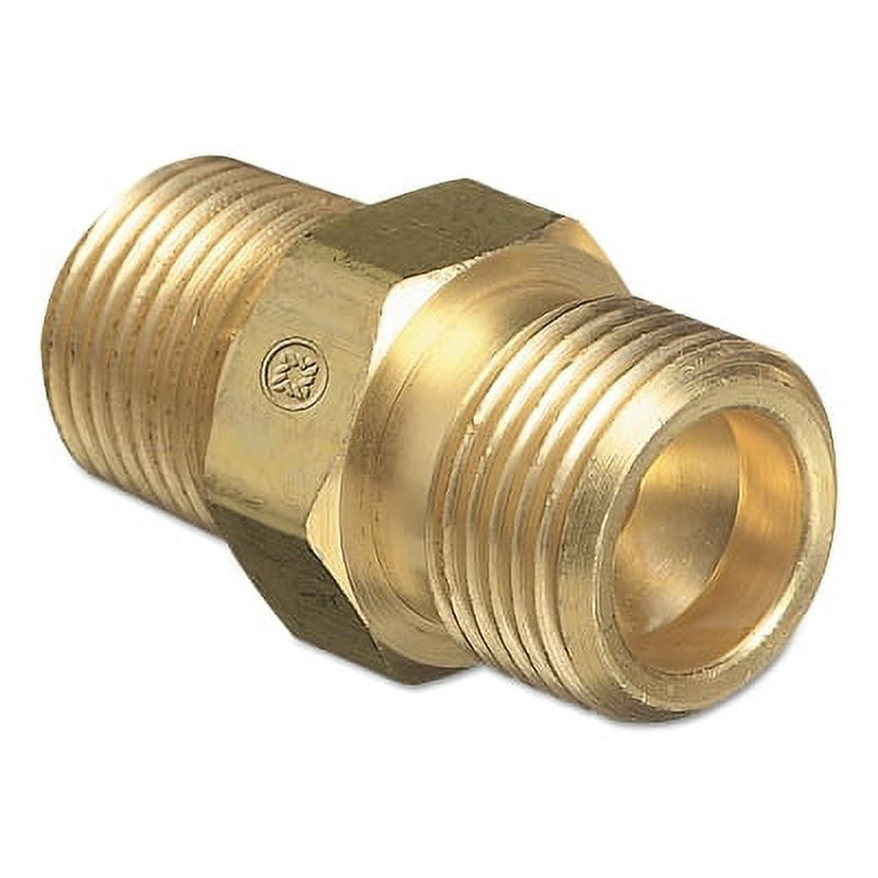 Male Npt Outlet Adaptor For Manifold Pipelines, Brass, Oxygen, 1/4 Npt ...