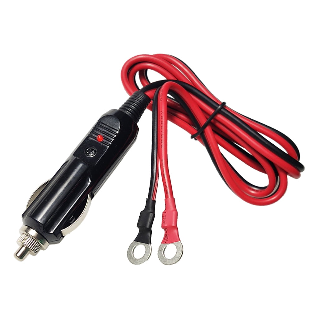 Male Plug Lighter Adapter Cord with Eyelet Terminal Cigarette Lighter ...