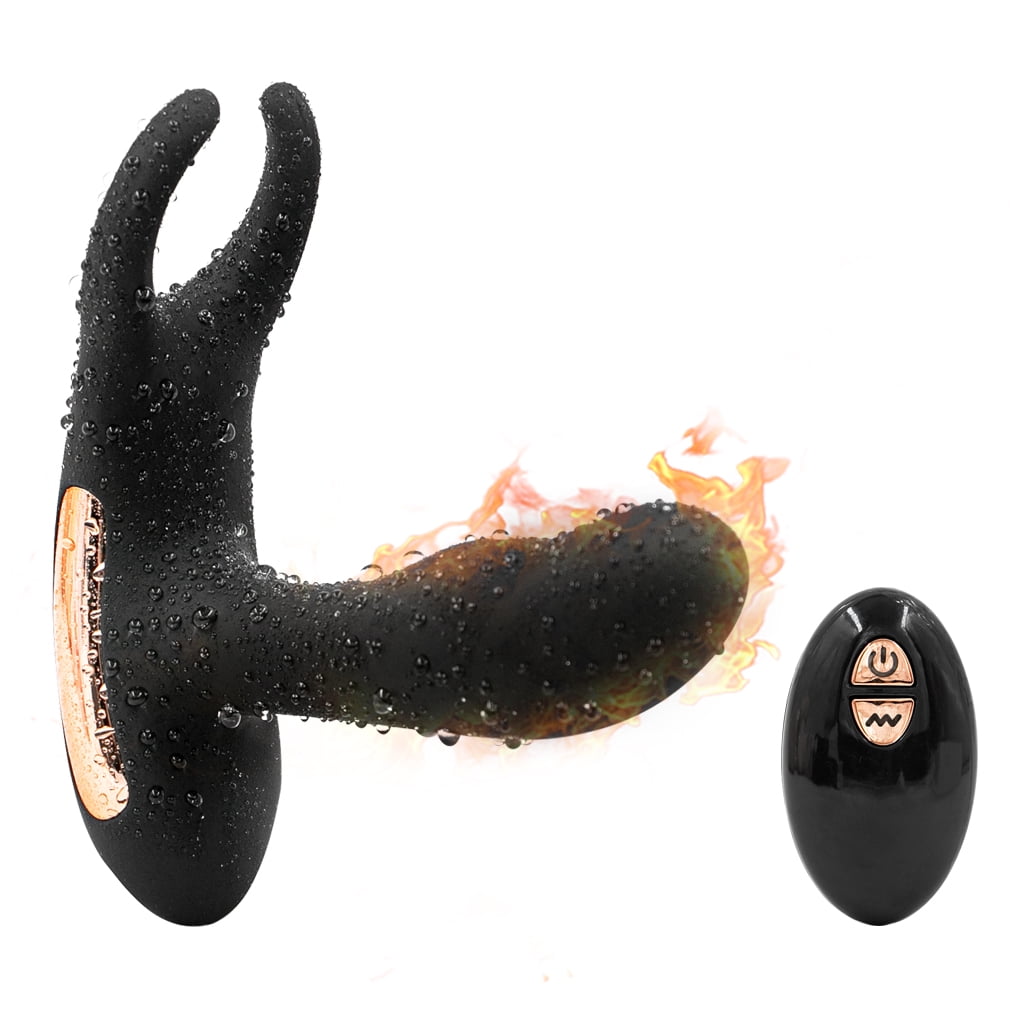 Male Prostate Massagers 7 Vibration Patterns Heating Function With