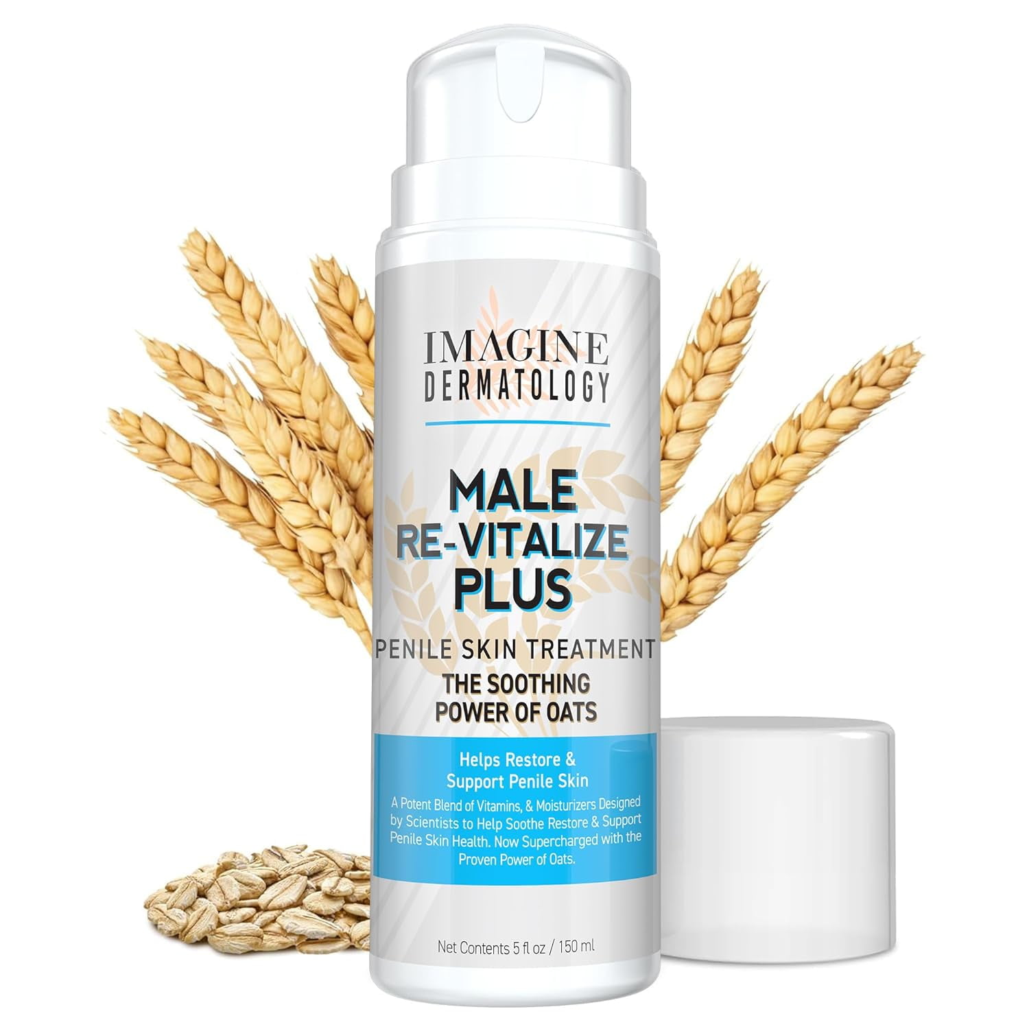 Male Re-Vitalize PLUS - Oats Penile Health Cream for Men - Relieve, Restore and Support Skin ...