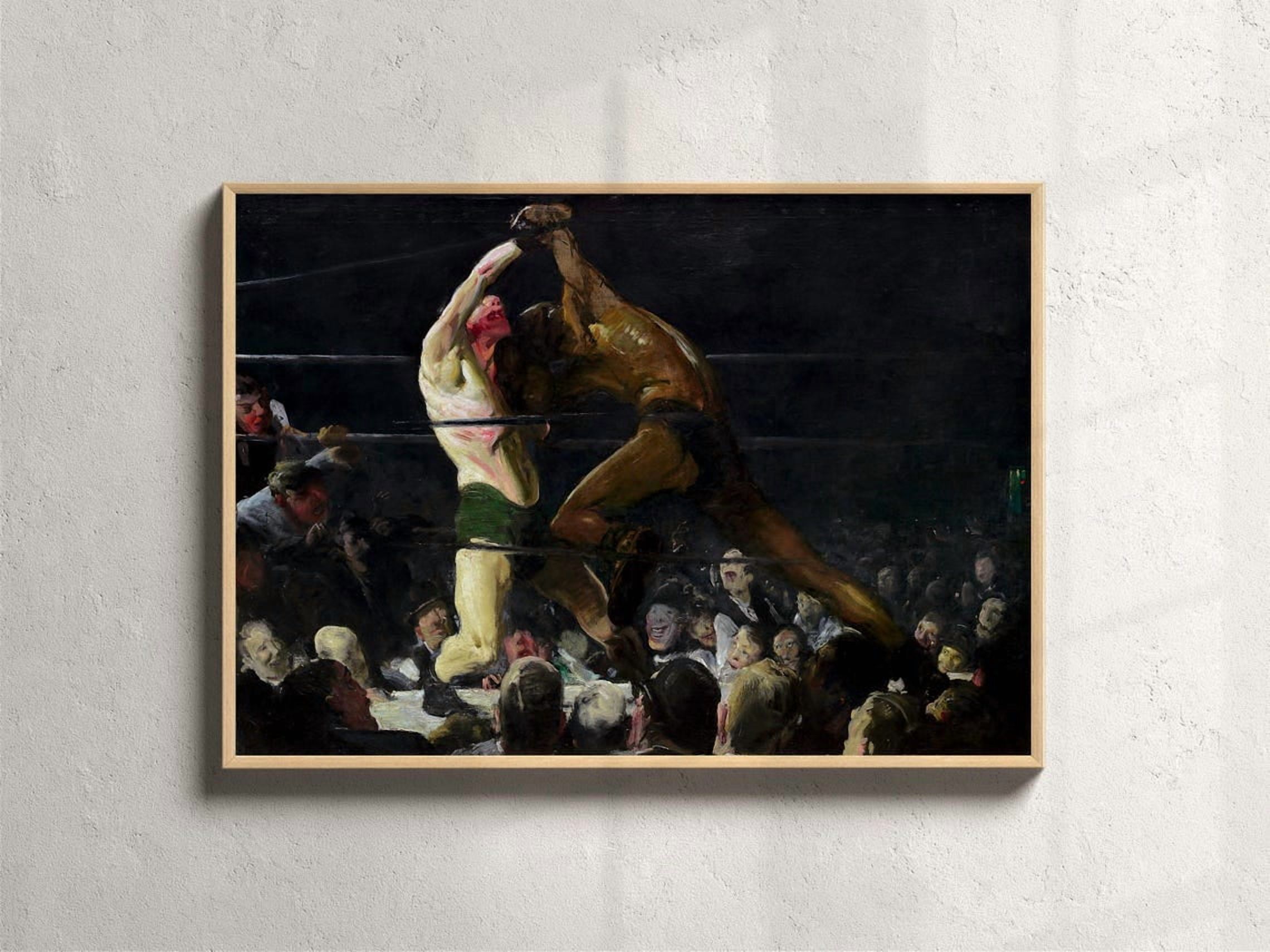 Male Room Posters, Home Gifts For Him, Masculine Wall Art, Boxing Match ...