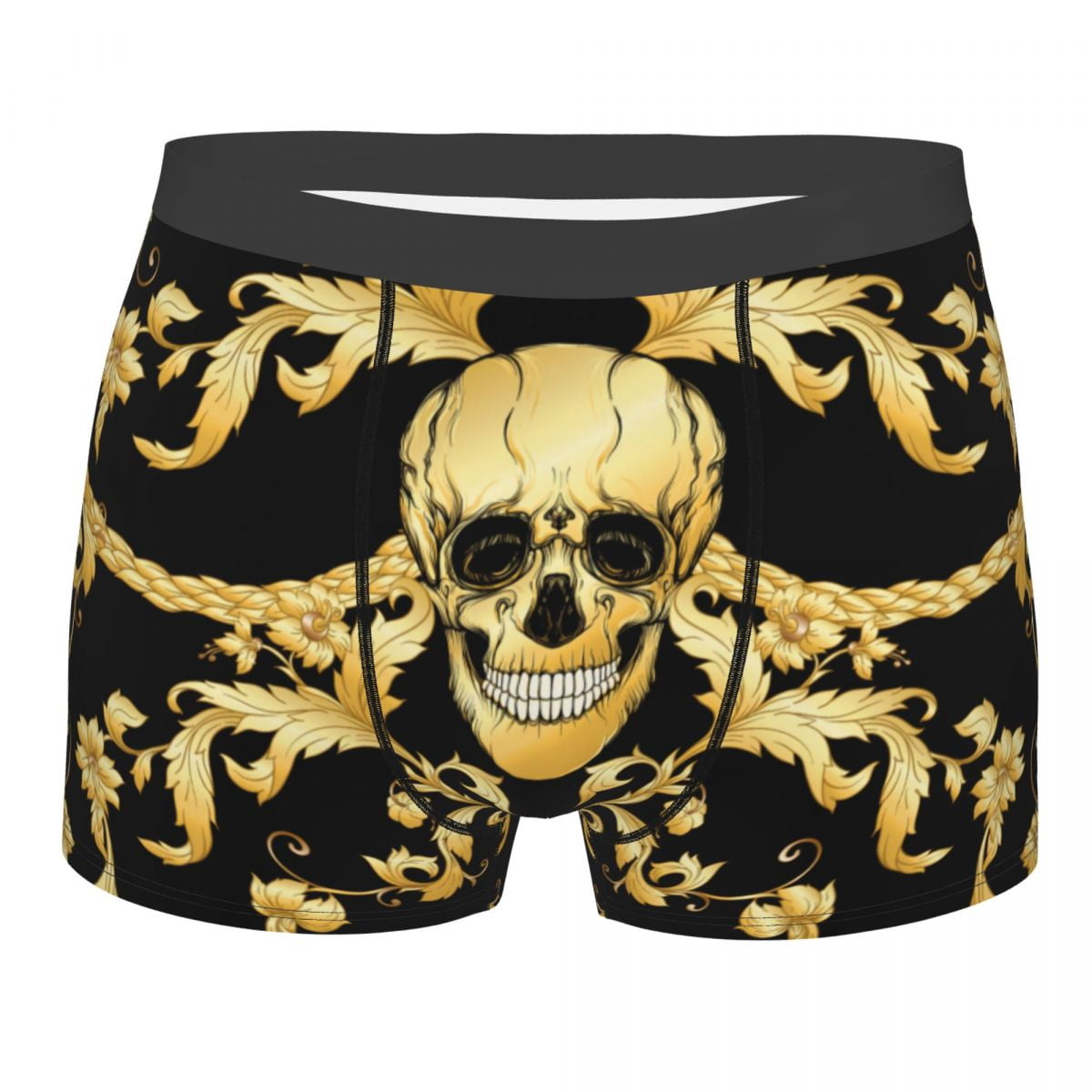 Luxury European Floral Pattern Underwear Men Sexy Print Baroque ...