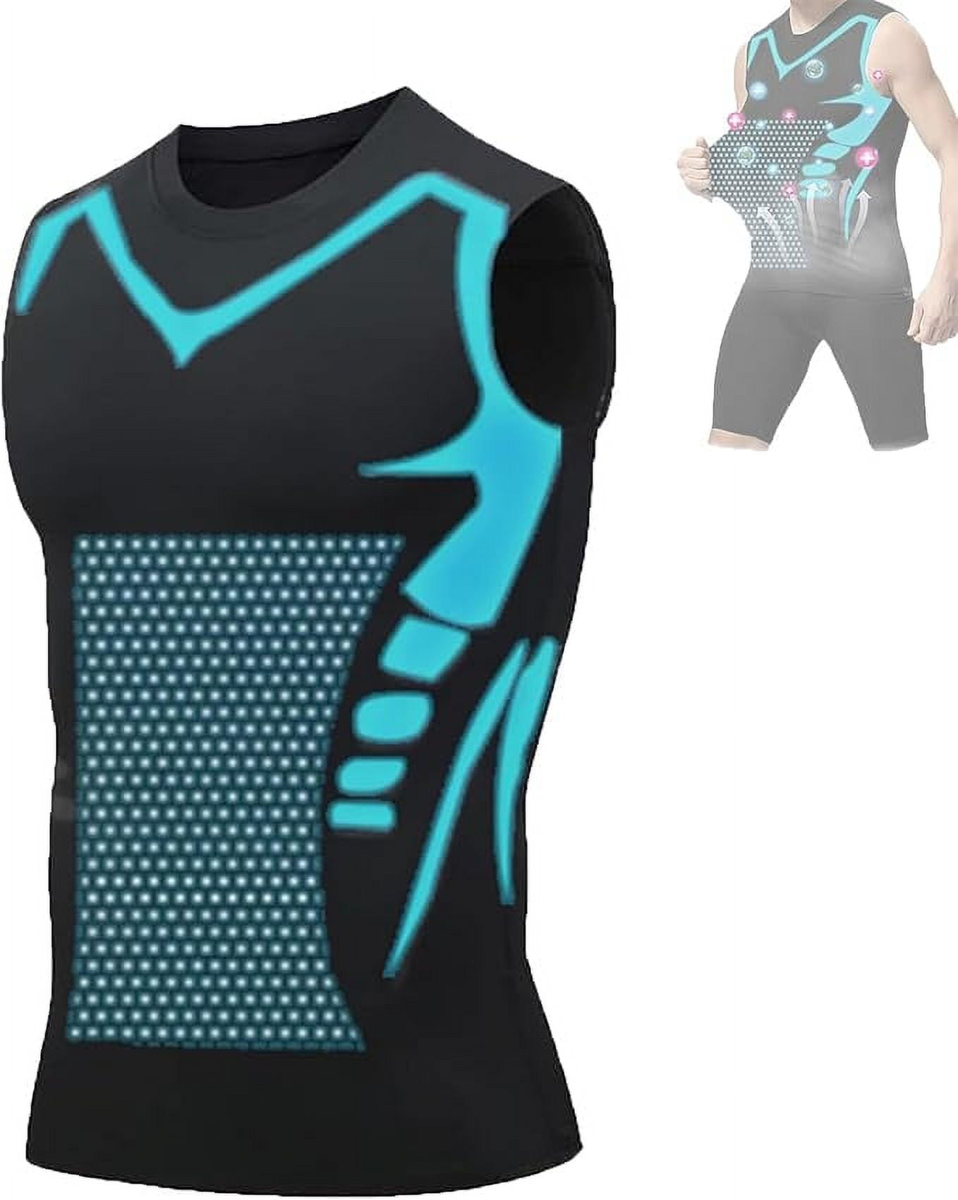 Male Shaper Tank, 2024 New Version Ionic Shaping Sleeveless Compression ...