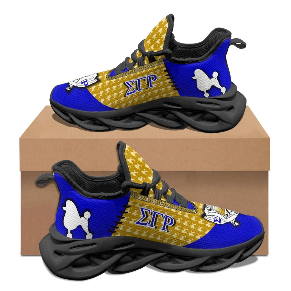 Male Shoes Sigma Gamma Rho Pattern Cozy Flats for Men Fashion Style ...