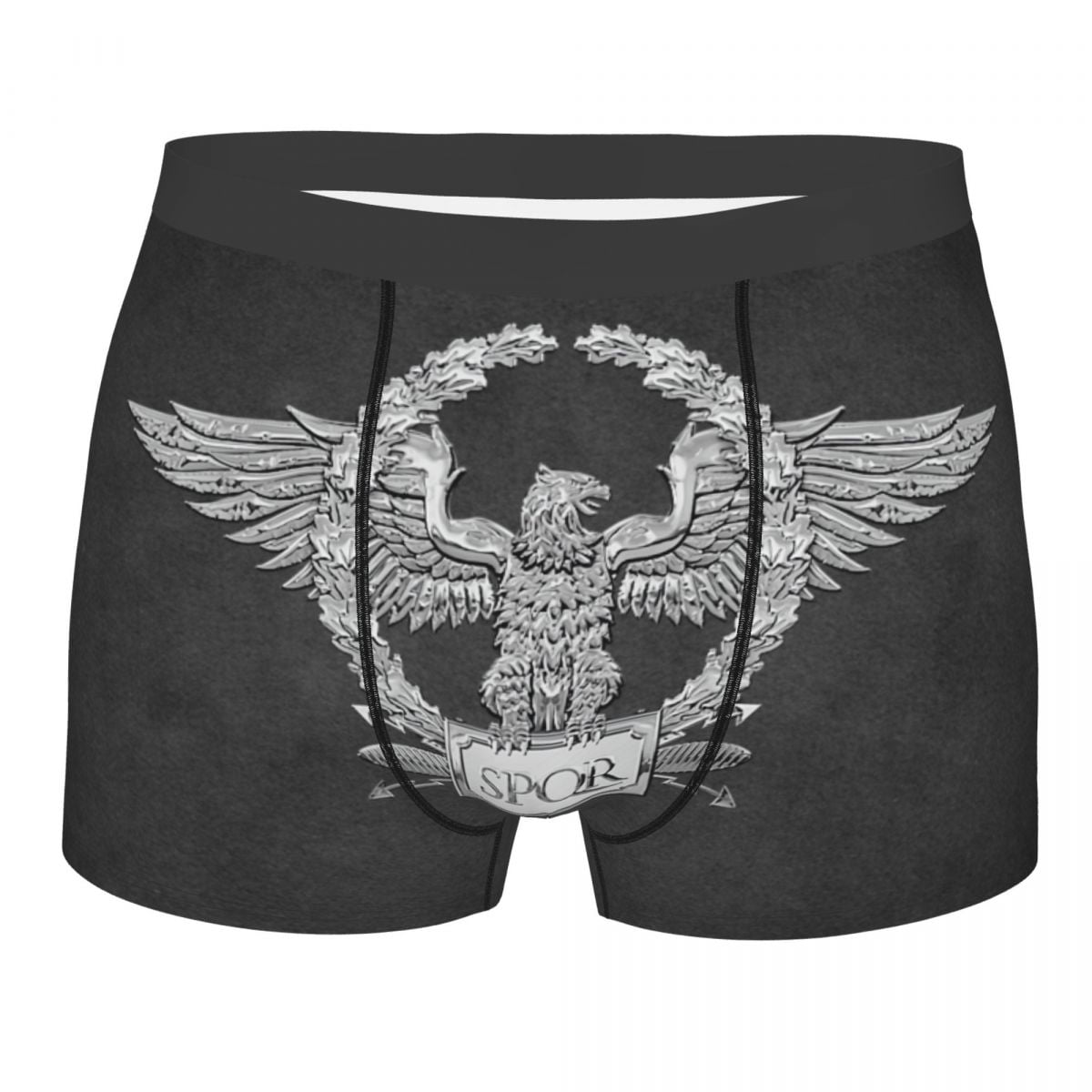 Male Silver Roman Imperial Eagle Rome SPQR Underwear Boxer Briefs Men ...