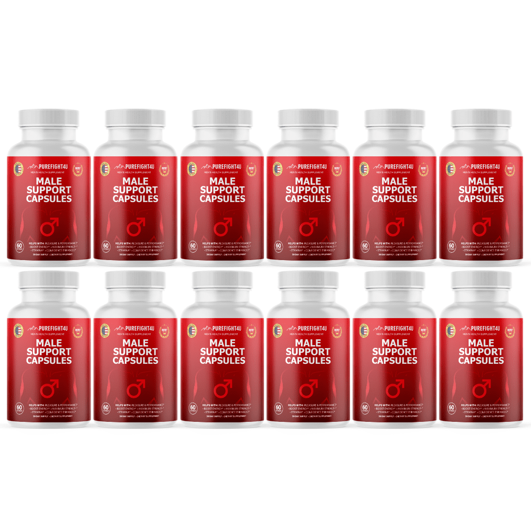 Male Support Capsules Helps Male Pleasure & Performance Supplement 12 ...