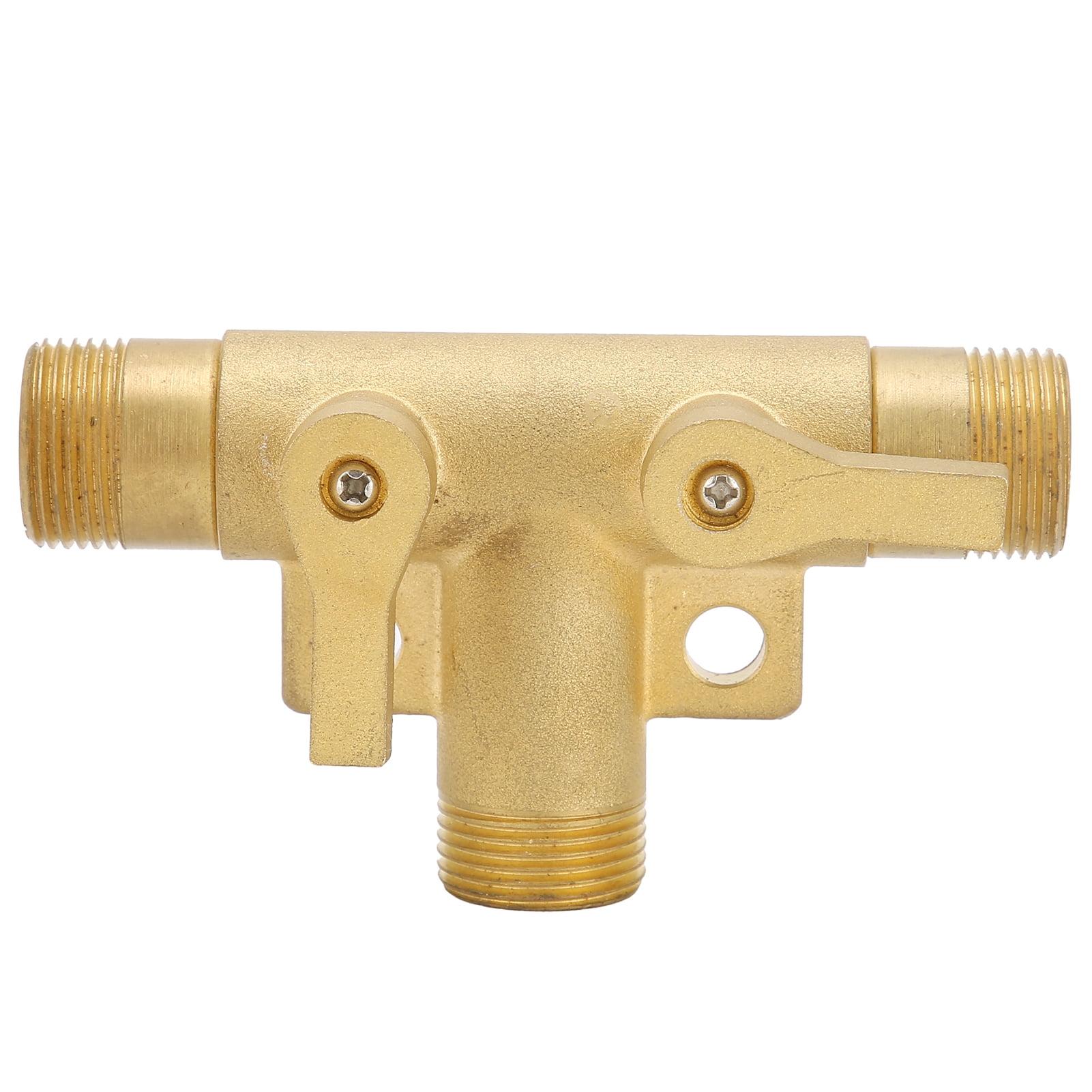 Male Thread G1/2 Tee Joint Ball Valve 3‑Way Pipe Connector Adapter ...