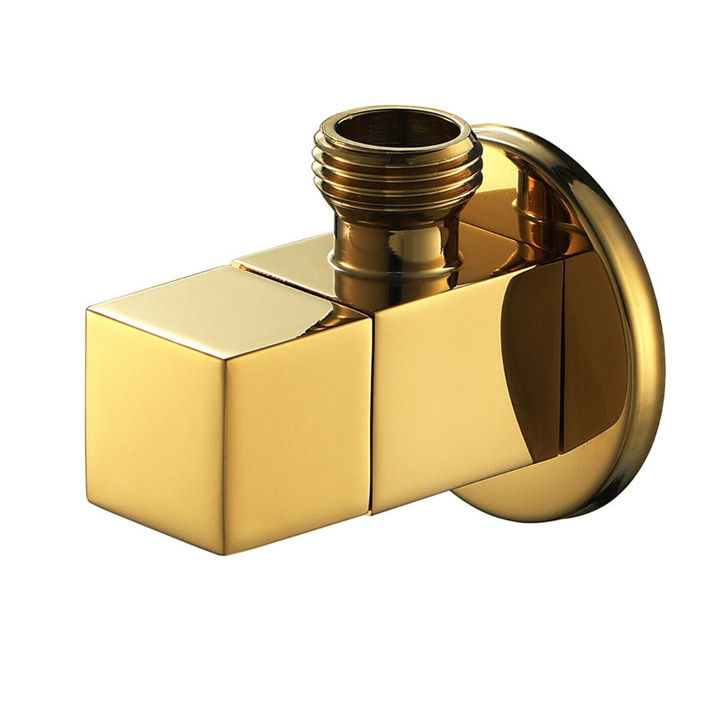 Male Thread Square Triangle Angle Valve Faucet Bathroom Bidet Wall ...