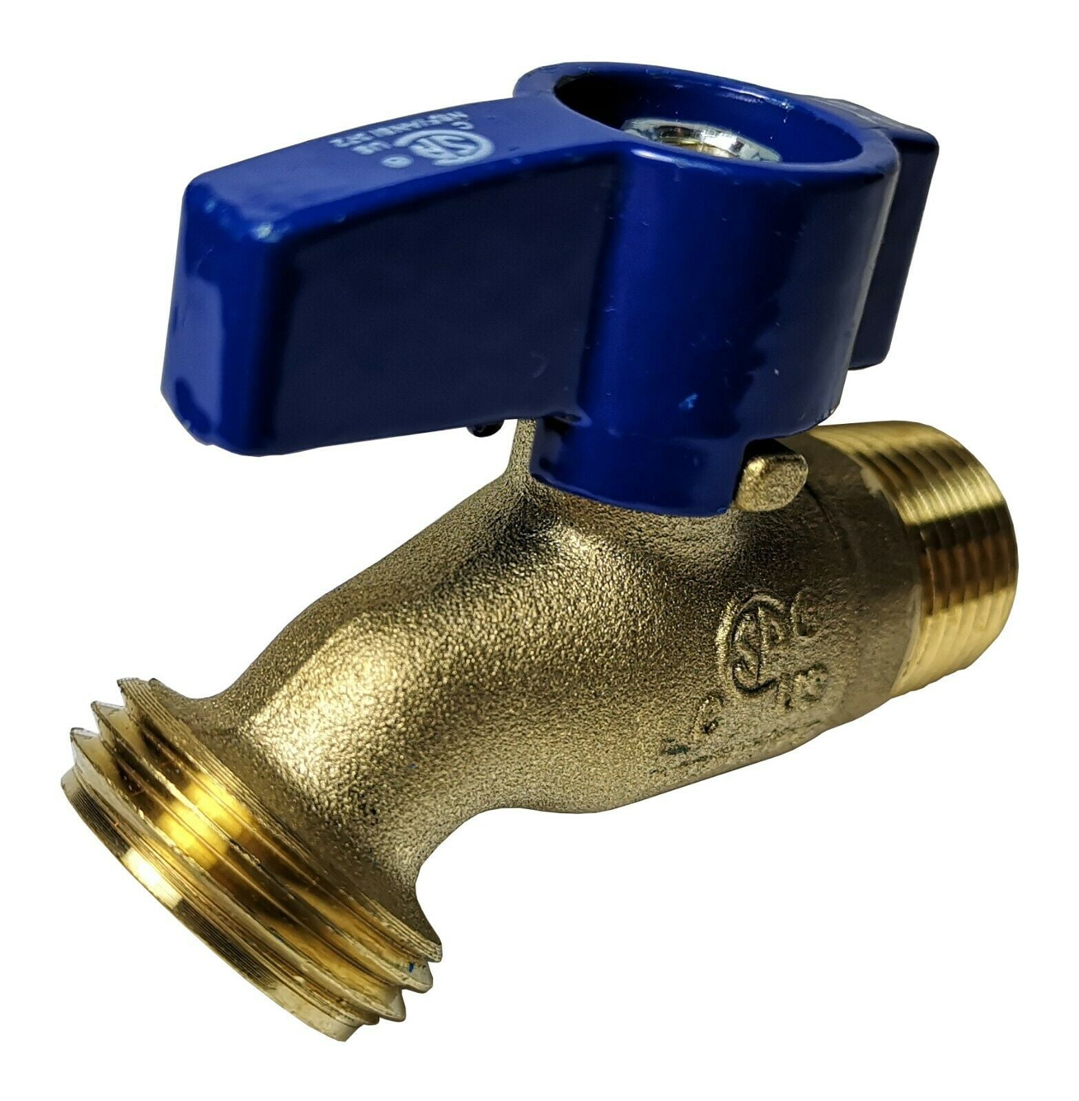 Male Threaded Hose Bibb Nokink (1) 1/2" , Water Or Oil 125 PSI (Lead ...
