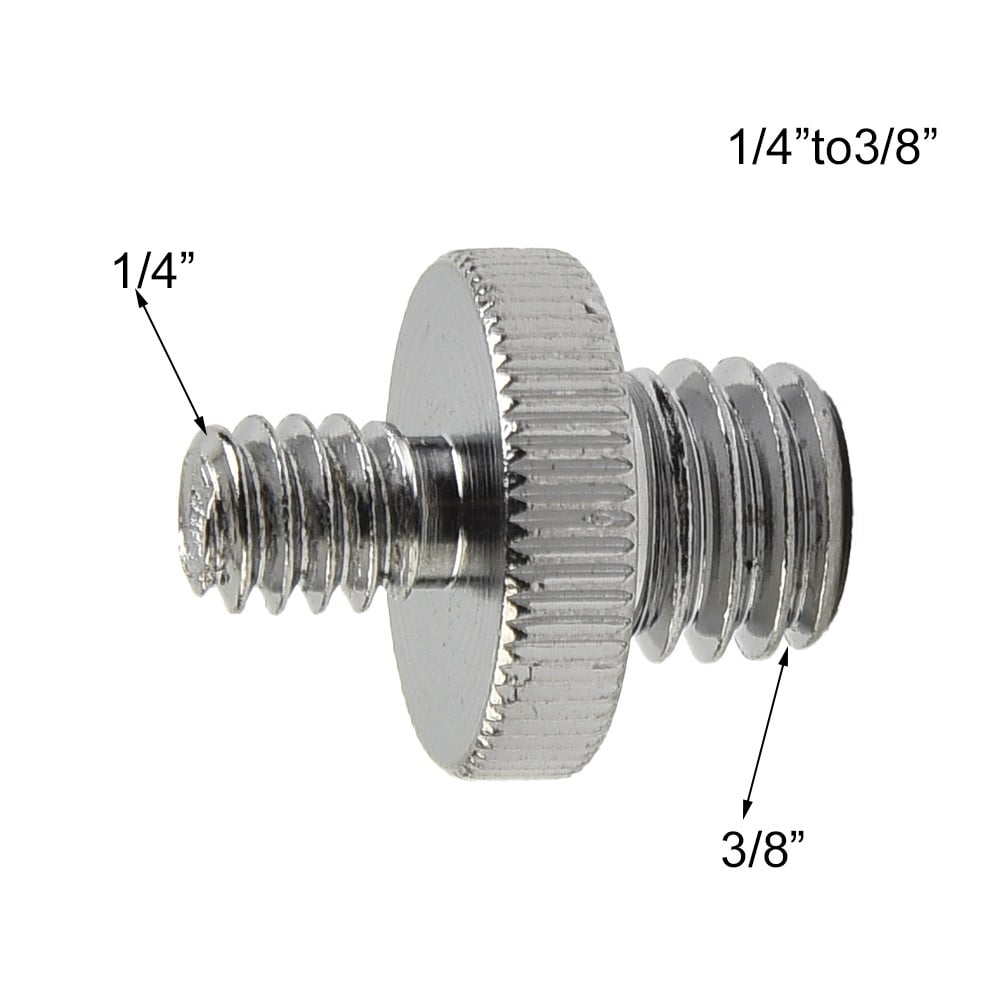 Male To Male Threaded Screw Adapter for Camera Tripod Stand Camera ...