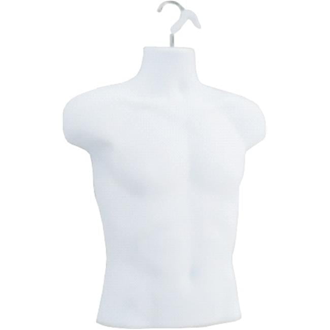 Male Torso Hanging Form, White - Pack of 25 - Walmart.com
